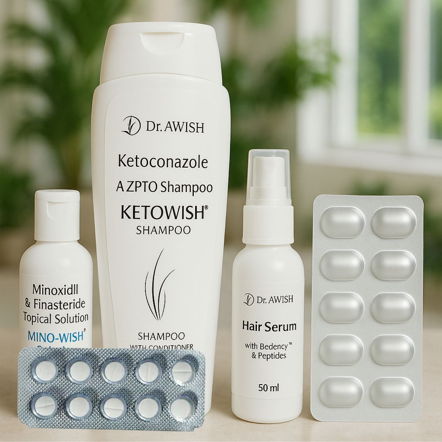 Dr. Awish Hair Care Kit for Hair Loss | Strengthen, Regrow & Nourish ...